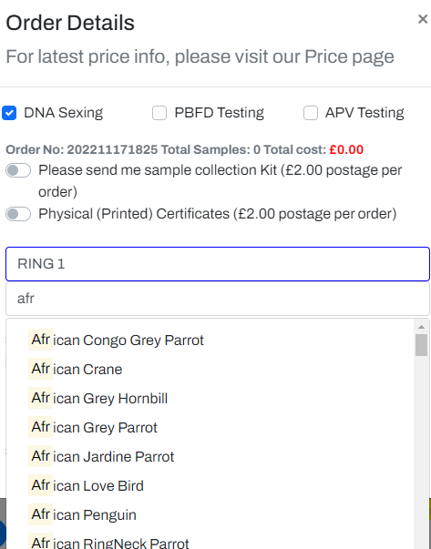 Avigenics UK - Bird DNA Sexing & Genetic Testing | PBFD, APV Tests